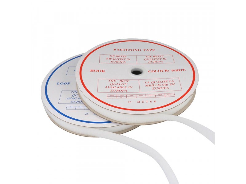 klittenband naaibaar haak en lus 20mm wit klittenband naaibaar haak en lus 20mm wit